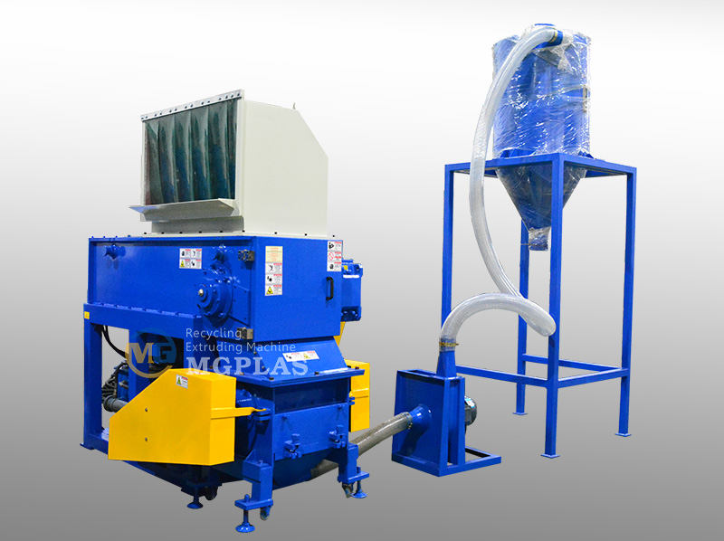High efficiency shredding crushing machine for plastic lumps recycling ...